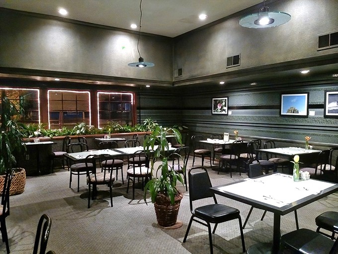 Industrial chic meets down-home comfort in Pecan Lodge's dining room. The sparse decor lets you focus on what matters&mdash;the meat-centric masterpieces heading your way.