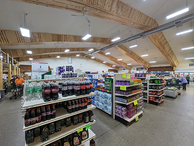 Those wooden beams aren't just pretty &ndash; they're watching over a wonderland of bulk food bliss.