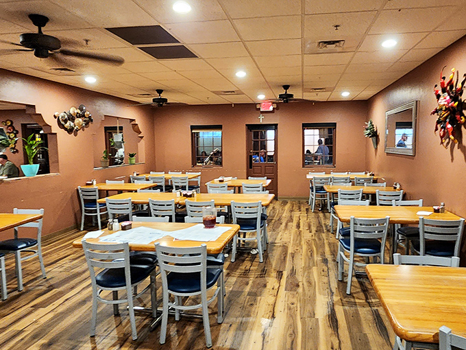 Step inside where wood-paneled warmth meets genuine hospitality in every cozy corner and conversation.