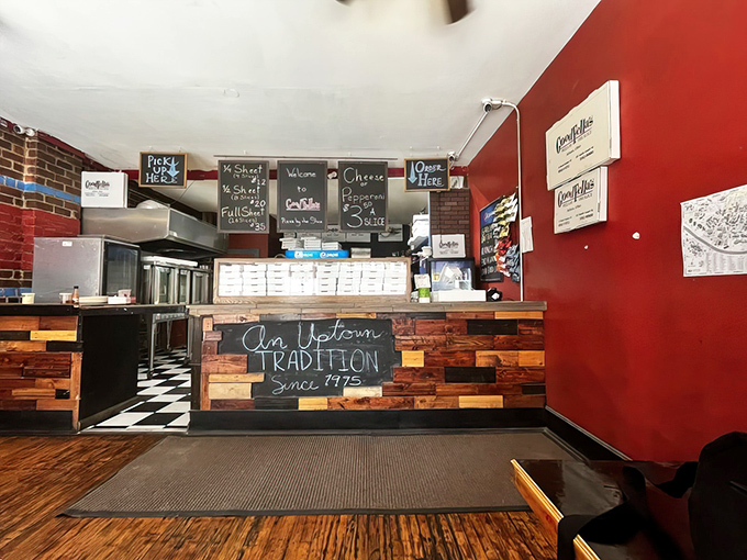 Inside, the "Uptown Tradition Since 1975" sign tells you everything &ndash; this place has staying power for good reason.