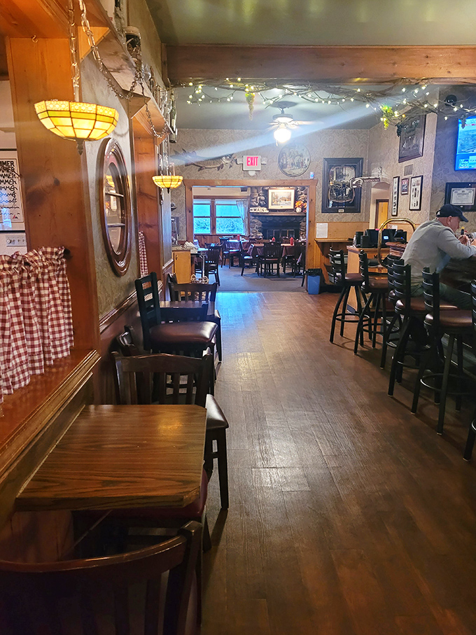 Step into warmth where every corner whispers stories of countless memorable meals shared.