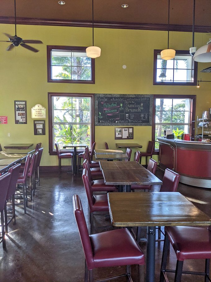 Tiffany-style lamps cast a warm glow over pine-paneled walls, creating the perfect atmosphere for important life decisions&mdash;like ribeye or filet mignon?