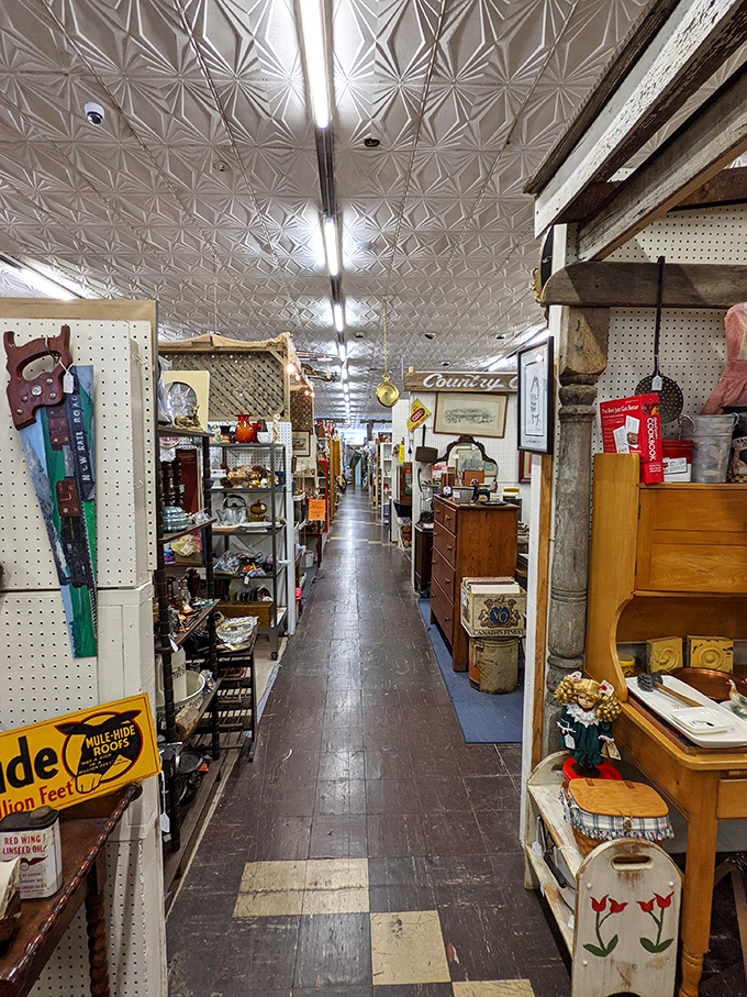 Racks upon colorful racks stretch toward the horizon. This isn't just shopping&mdash;it's an expedition through a kaleidoscope of previously-loved possibilities.