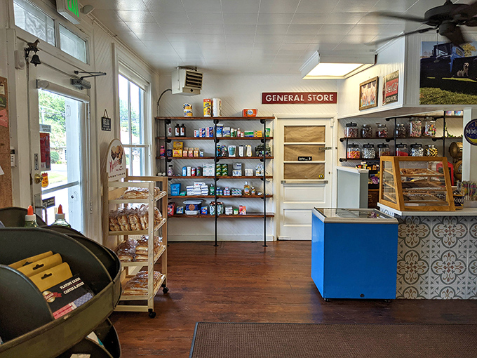 Step inside and the modern world fades away. Wooden floors that have witnessed generations of hungry travelers creak welcomingly beneath your feet.