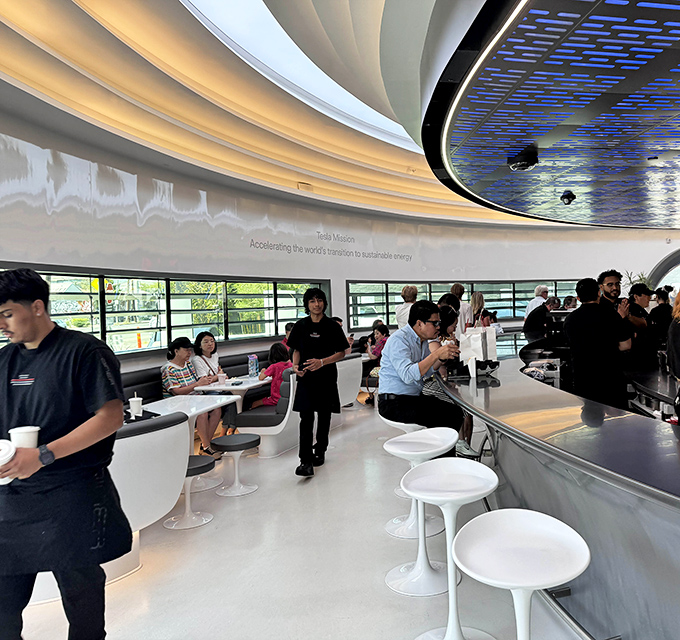 Step inside and the dessert case immediately tests your willpower. Pro tip: Just surrender now and save room for that slice of cake.