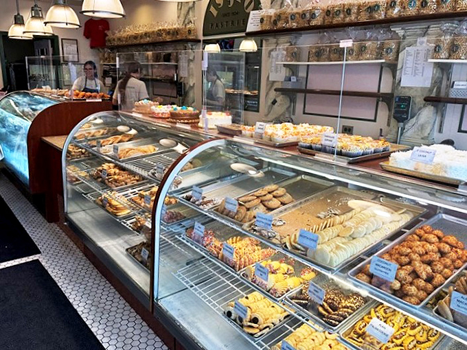 Treasure chests of Italian delights await behind curved glass. This isn't just a display case&mdash;it's a museum where the exhibits are deliciously ephemeral.