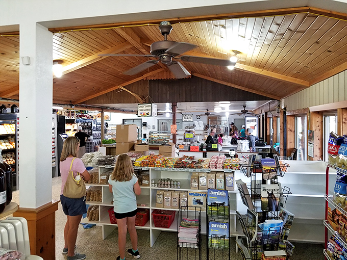Step inside and prepare for sensory overload. The wooden ceiling beams and well-stocked shelves create the perfect backdrop for the impending carbohydrate festival.
