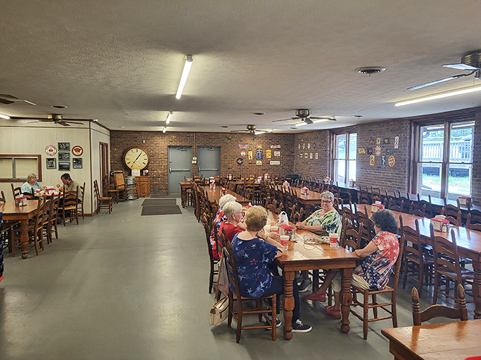 Time stands still in this dining room where wooden tables have hosted generations of BBQ devotees. No Instagram filters needed&mdash;just honest food.