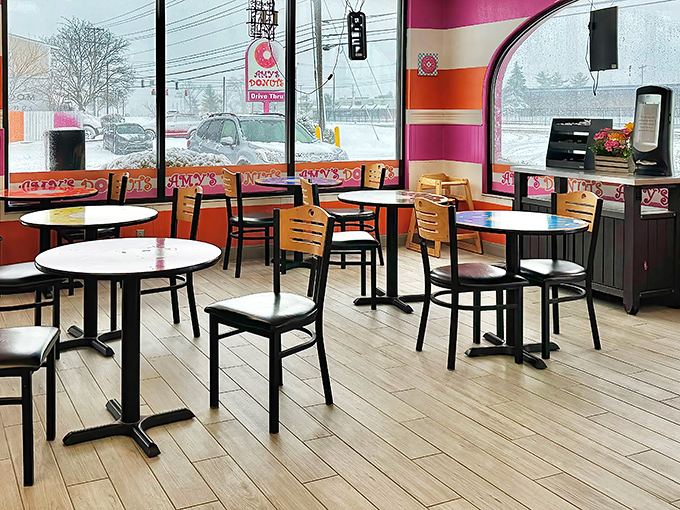 Clean, bright, and ready for your sugar-fueled adventures &ndash; this is where morning dreams come true.