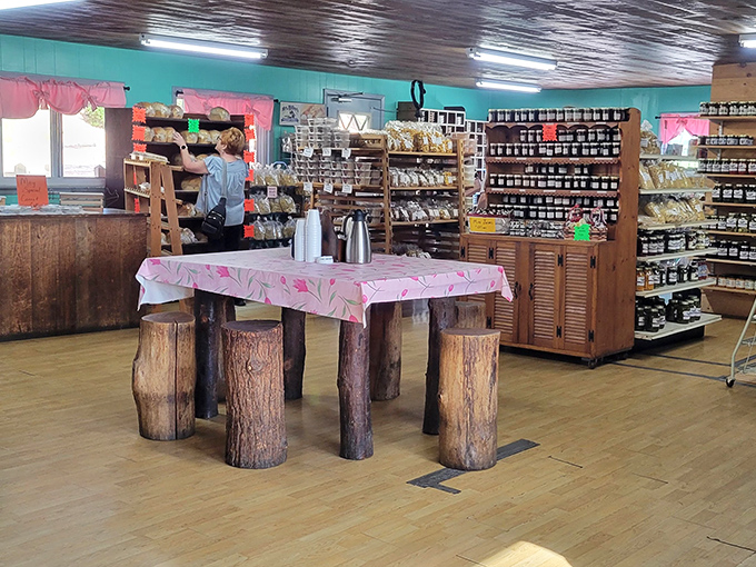 Those tree-trunk tables have witnessed more joy than a Beatles reunion concert &ndash; and more sugar consumption too.