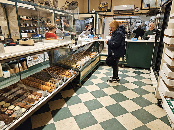 Step inside and time-travel to when donut shops were neighborhood living rooms with better snacks.