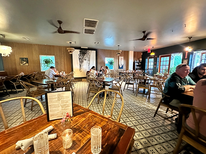 Step inside where rustic meets refined, creating the perfect backdrop for culinary magic to unfold.