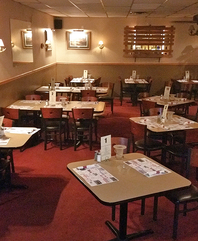 Step inside and discover dining room elegance that whispers "special occasion" without shouting pretension or fuss.