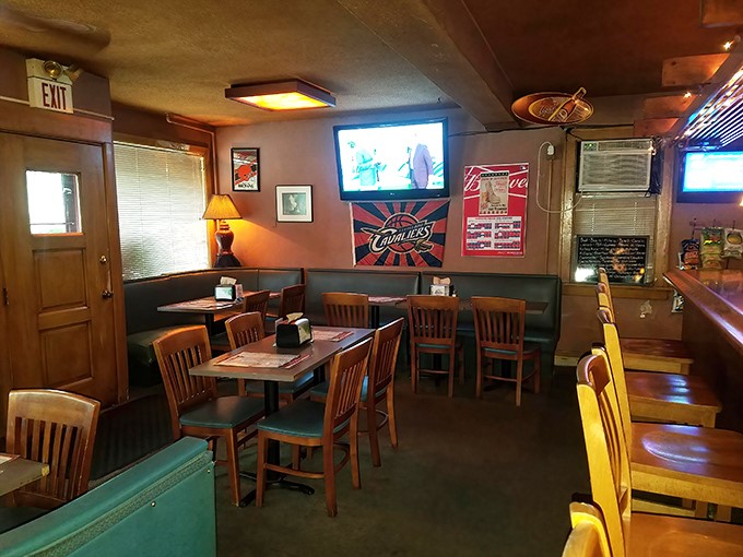 Inside, wood paneling and warm lighting create that perfect "Cheers" vibe&mdash;where everybody might not know your name yet, but they'll remember your wing order.