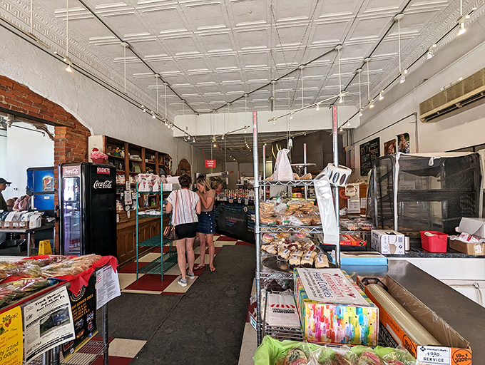 Step into potato donut paradise where the bakery case beckons with promises of carb-laden bliss. The real magic happens behind these counters.