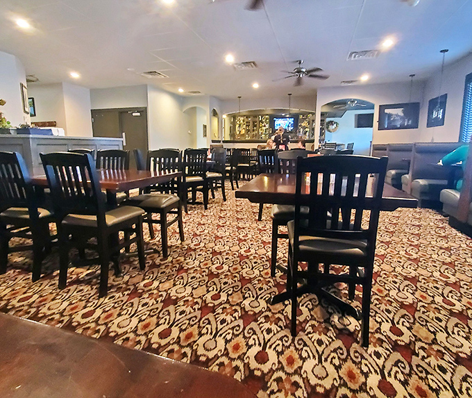 Step inside where warm lighting and thoughtful design create the perfect backdrop for memorable meals.