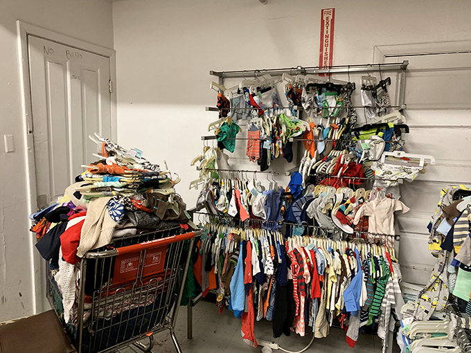 Tiny fashion statements waiting to be discovered. This children's section holds everything from everyday play clothes to once-worn special occasion outfits.