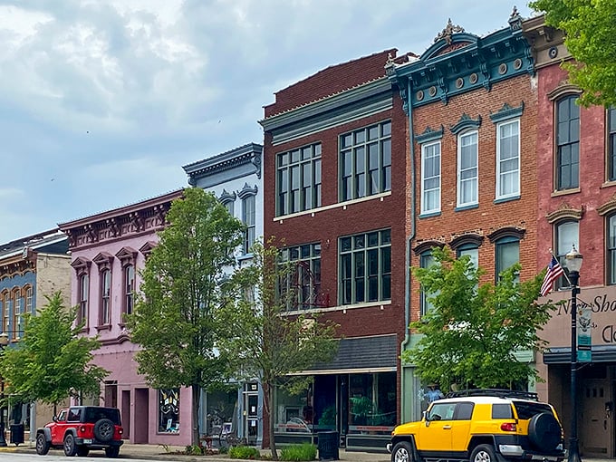 These colorful historic facades aren't just pretty faces&mdash;they're time machines disguised as storefronts, each one with stories that would fill a Ken Burns documentary.