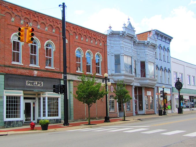 Architectural time travel doesn't require a DeLorean&mdash;just a stroll down Hudson's charming main street where yesterday meets today.