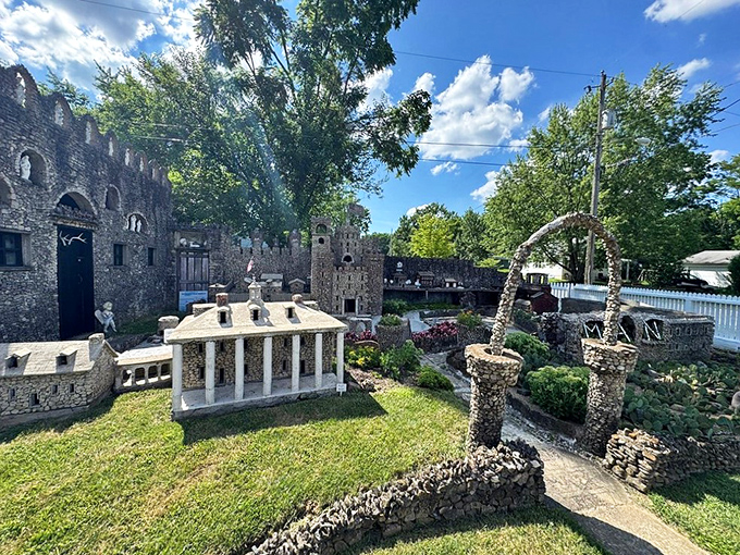 Every pebble placed with purpose, creating architectural magic that defies both scale and explanation.