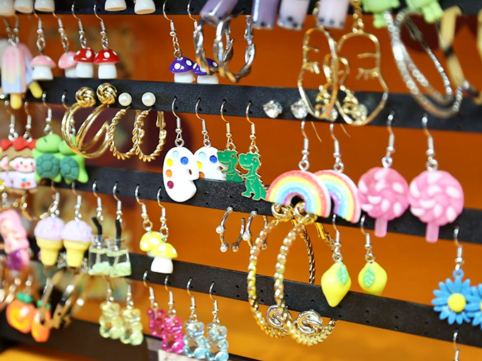 Tiny treasures with big personality! These whimsical earrings transform "just running errands" into "making a statement without saying a word."