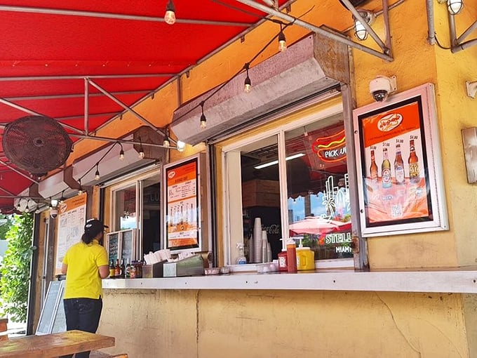 Step right up to this window of wonders where your onion ring dreams become deliciously crispy reality.