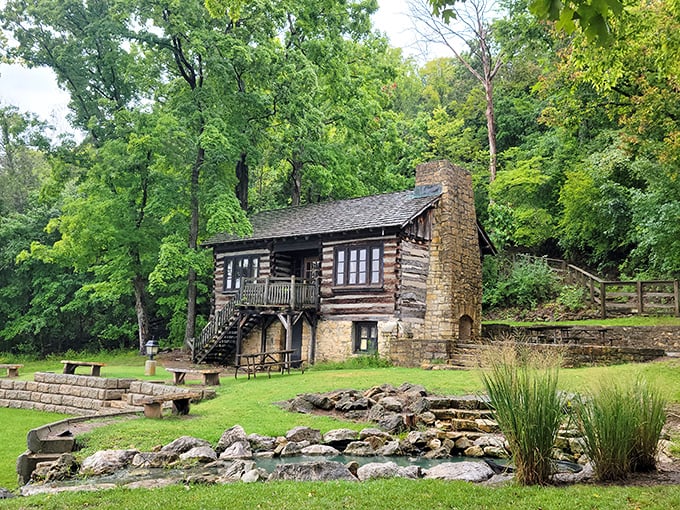 This isn't just a cabin&mdash;it's architectural time travel. The CCC-built log structure stands as proof that Depression-era craftsmanship beats modern prefab any day.