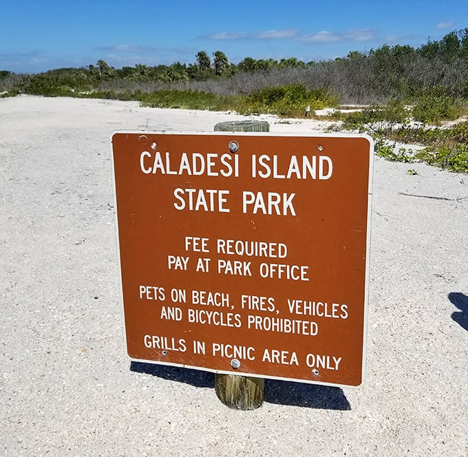 The welcome sign that makes you feel like you've discovered Florida's worst-kept secret worth keeping.