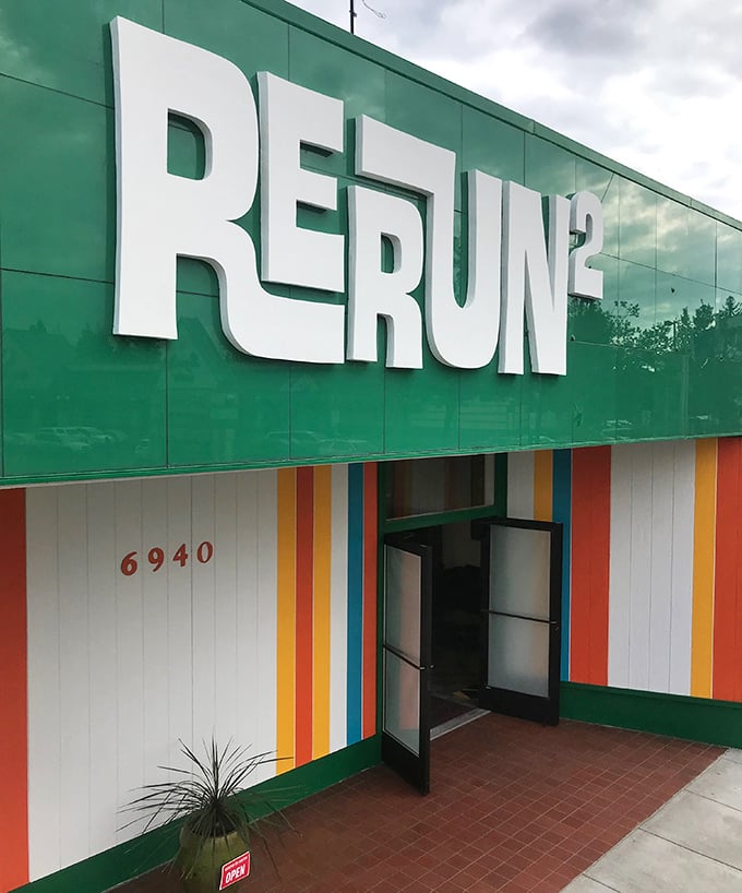 The entrance to RERUN feels like stepping into a Wes Anderson film set&mdash;colorful, quirky, and promising adventures that your Instagram feed has been craving.