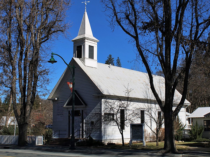 This charming white church isn't just picture-perfect&mdash;it's a reminder that in Weaverville, Sunday mornings still mean something beyond brunch reservations.
