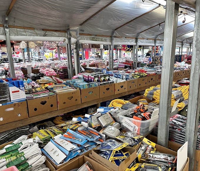 Organized chaos at its finest&mdash;where one person's "too much stuff" becomes another's "exactly what I've been looking for all my life."