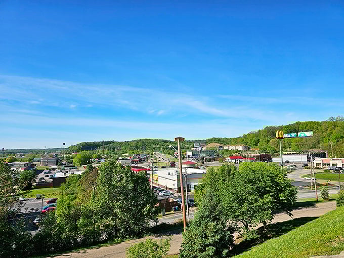 Rolling hills cradle Cambridge in natural beauty, offering residents panoramic views that million-dollar city apartments would envy—all at a fraction of the cost.