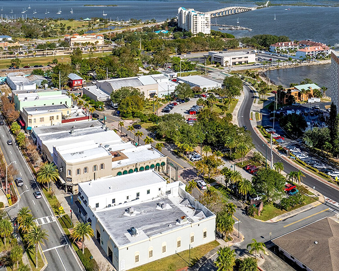 From up here, Titusville looks like Florida's best-kept secret, with waterfront views that rival any postcard paradise.