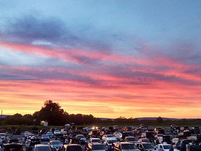 When nature provides the pre-show entertainment, even Hollywood can't compete with this sunset spectacular.