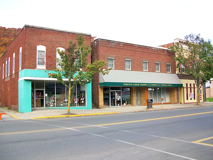 Classic brick storefronts house local businesses where shopkeepers still remember your name&mdash;and probably your grandparents' names too.