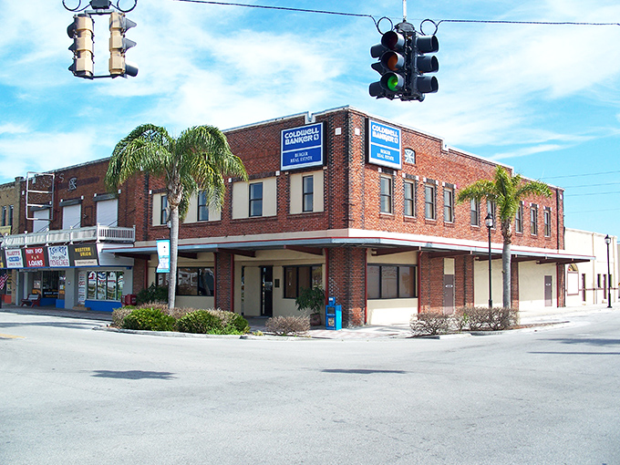 Downtown Okeechobee's brick buildings stand like sentinels of simpler times, where rush hour means three cars at the stoplight.