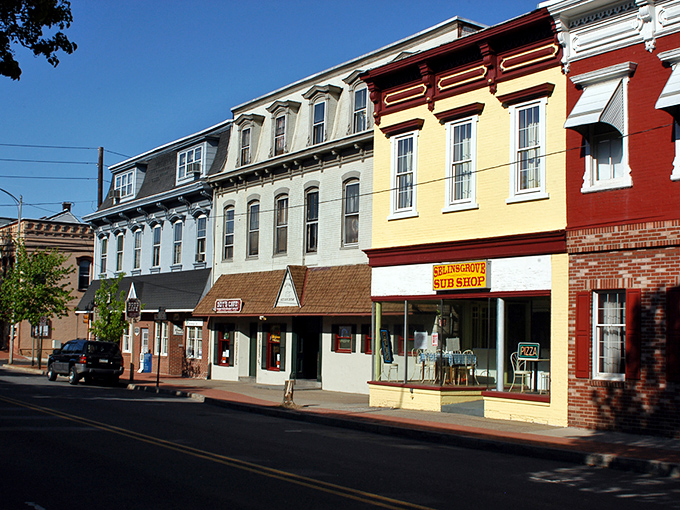 Selinsgrove's colorful row of historic buildings isn't just Instagram-worthy &ndash; it's a living museum where local businesses thrive without big-city price tags.