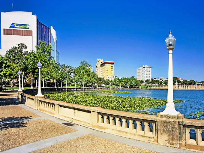 Downtown Lakeland's skyline proves you don't need skyscrapers to have serious lakefront swagger.
