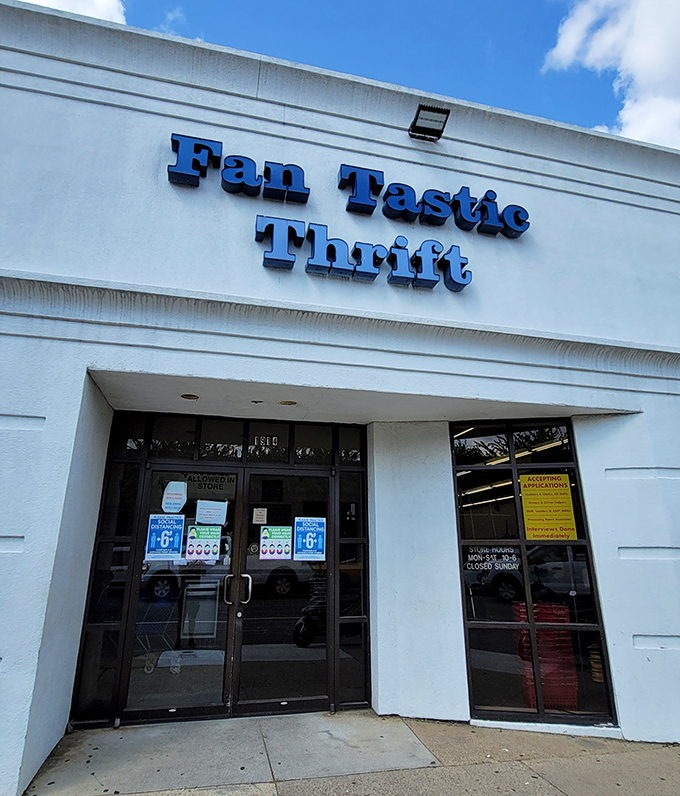 Push through these glass doors and enter a parallel universe where thirty bucks transforms you into a retail tycoon with shopping bags full of finds. 