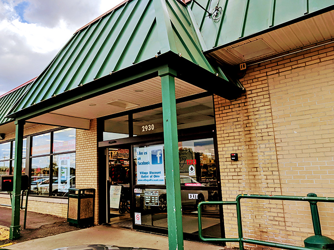 Step through these doors and enter a world where $40 can fill your trunk with goodies. The brick exterior belies the wonderland within.