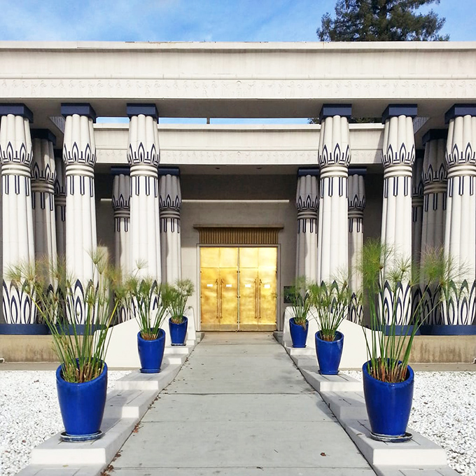 Those golden doors aren't just for show&mdash;they're your portal to another time. Like finding a pharaoh's tomb in the middle of Silicon Valley.