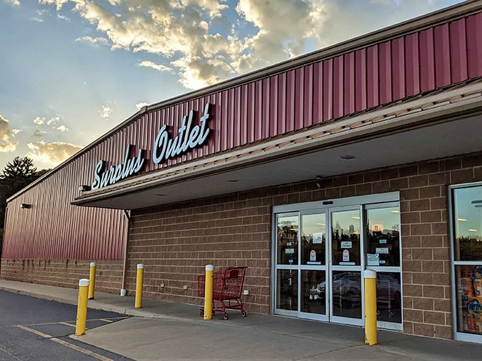 Sunset casts a golden glow on this unassuming bargain headquarters, where Pennsylvania's savviest shoppers make their pilgrimage.