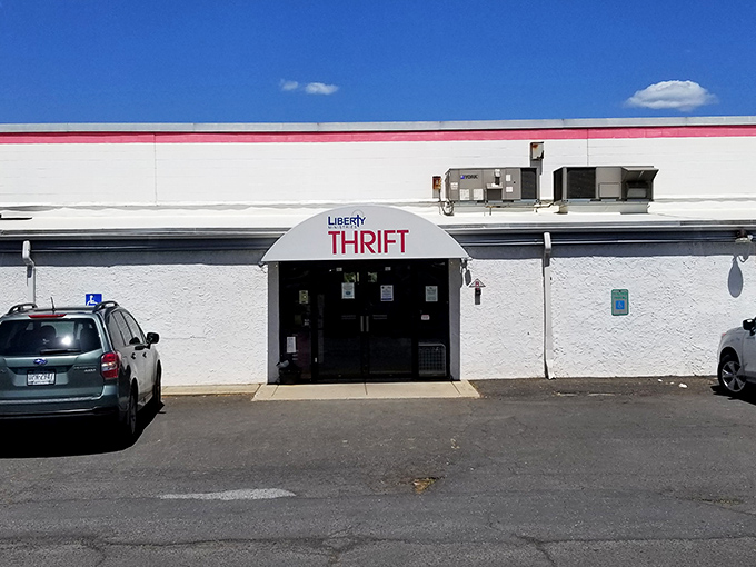 The unassuming entrance belies the wonderland within. Like finding Narnia in your neighborhood, but with better prices and fewer talking animals.