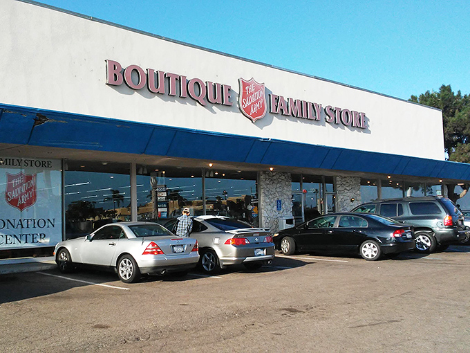 Where one person's donations become another's discoveries. The Boutique Family Store's unassuming exterior hides a world of possibilities within.