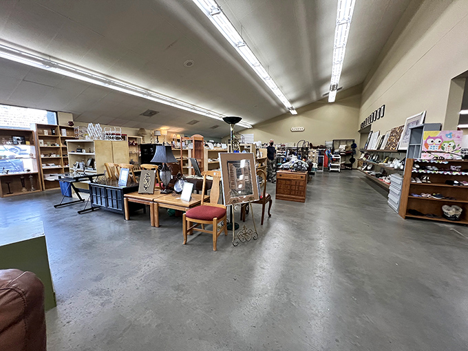 Furniture heaven awaits! From mid-century gems to practical pieces, this showroom offers the thrill of the hunt with none of the sticker shock.