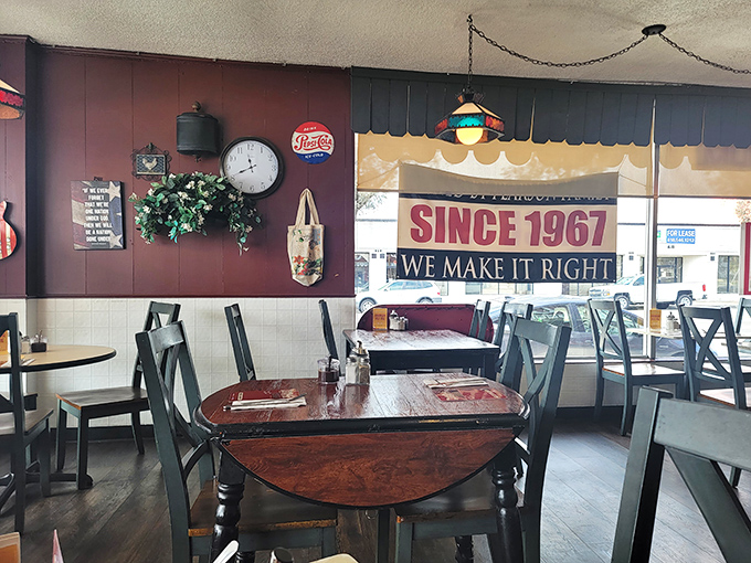 Inside, time stands wonderfully still. That vintage Pepsi clock hasn't just been keeping time&mdash;it's been witnessing decades of delicious chicken revelations.
