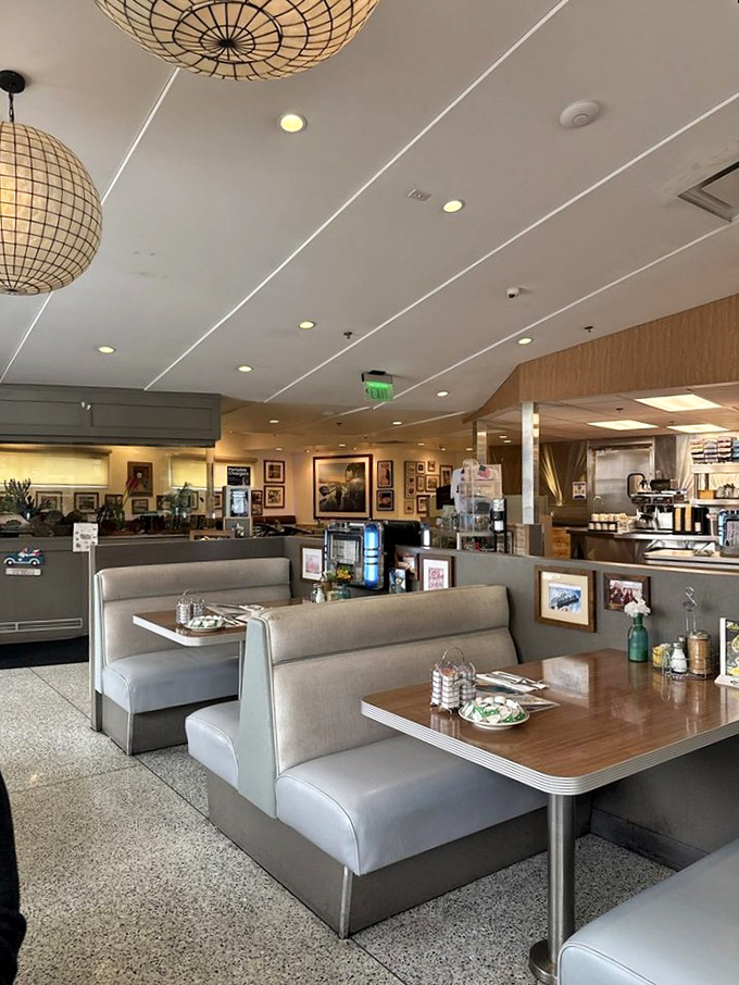 The perfect diner booth isn't just furniture&mdash;it's a cocoon of comfort where memories are made between sips of coffee and bites of pie.