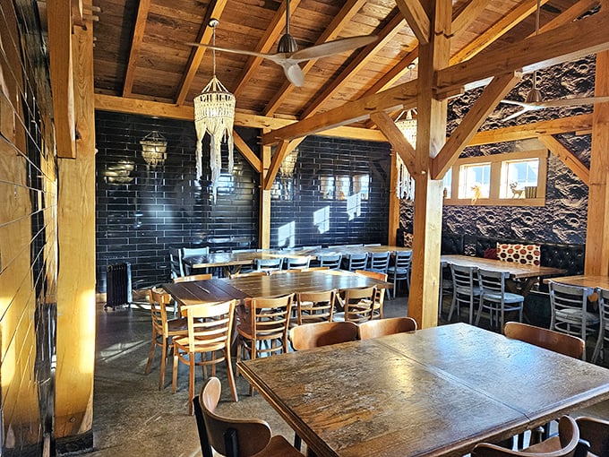 Step inside where rustic charm meets serious comfort food in perfect harmony.