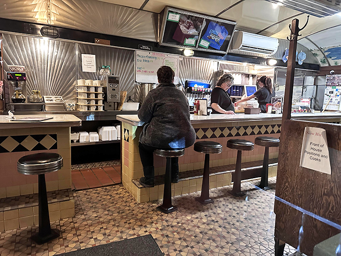 Counter culture at its finest&mdash;where spinning stools and checkered floors set the stage for breakfast theater that's been running for decades.