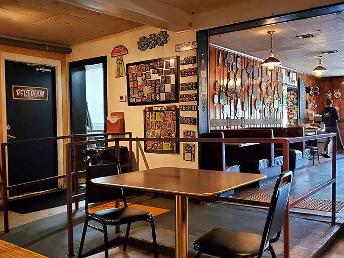 Art meets appetite in Home grown's eclectic interior, where every wall tells a story and every table promises satisfaction.